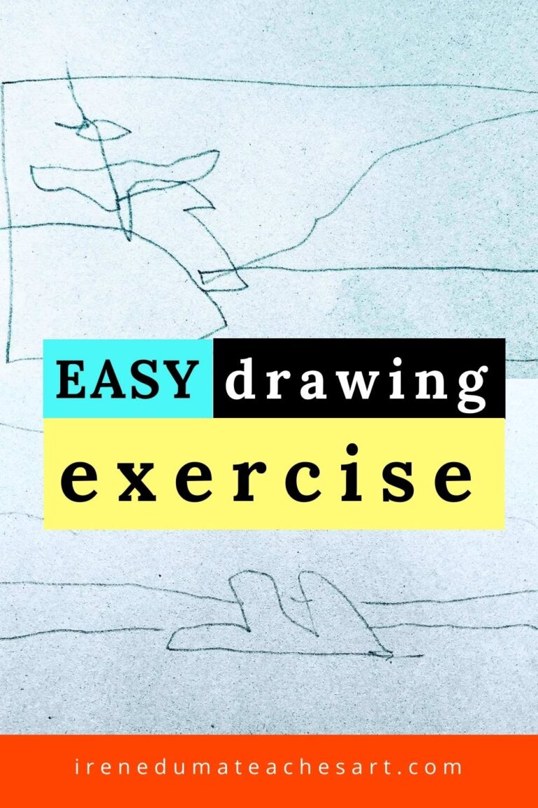 An EASY drawing exercise that will help you see shapes - Irene Duma ...